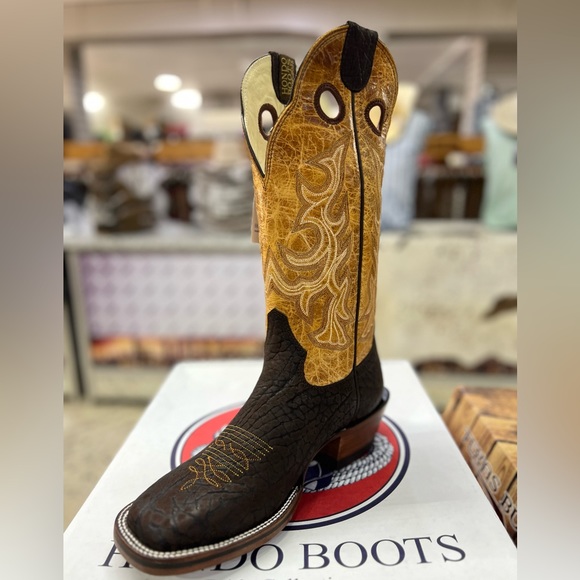 Hondo | Shoes | Hondo 346 Brown Nubuck Bullhide Cowboy Boots | Poshmark